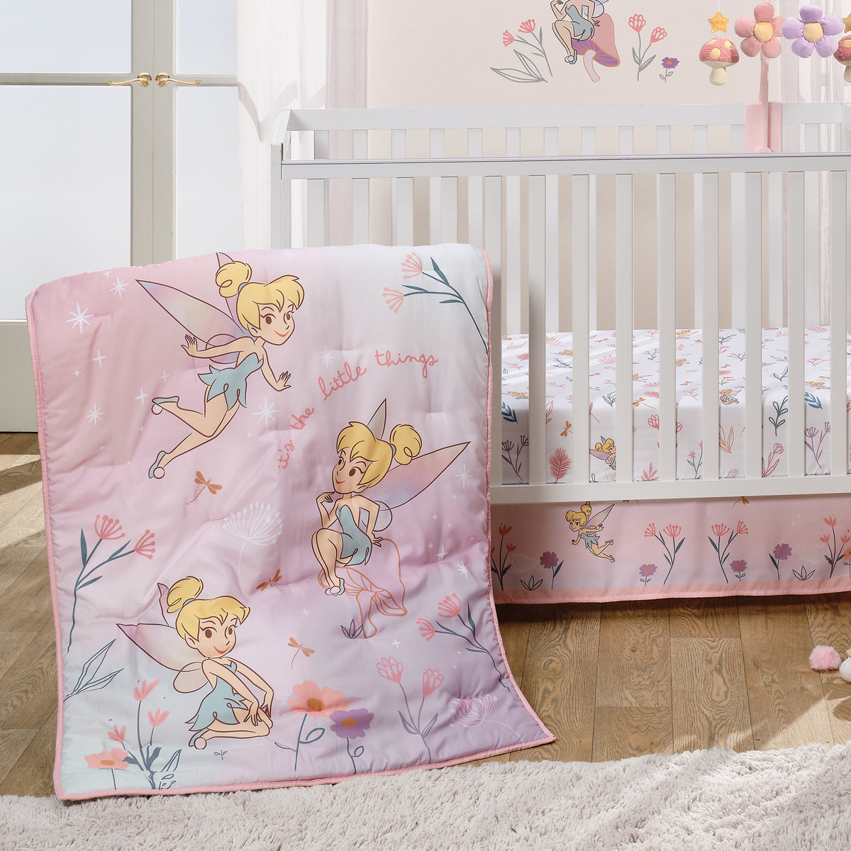 Disney Baby Tinker Bell Nursery Baby Crib Bedding and Nursery Decor ...