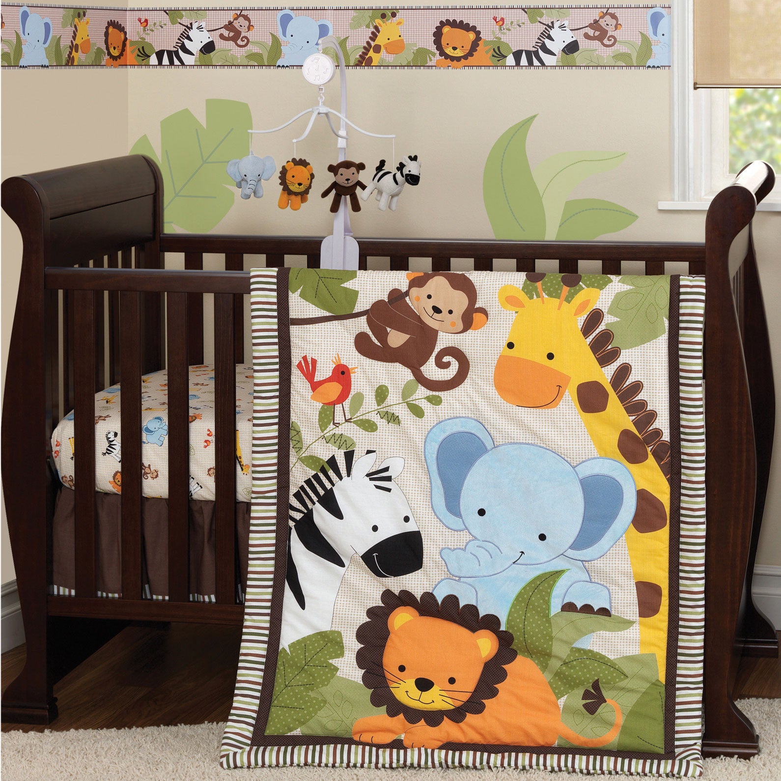 Jungle Buddies Crib Bedding by Bedtime Originals – Lambs & Ivy