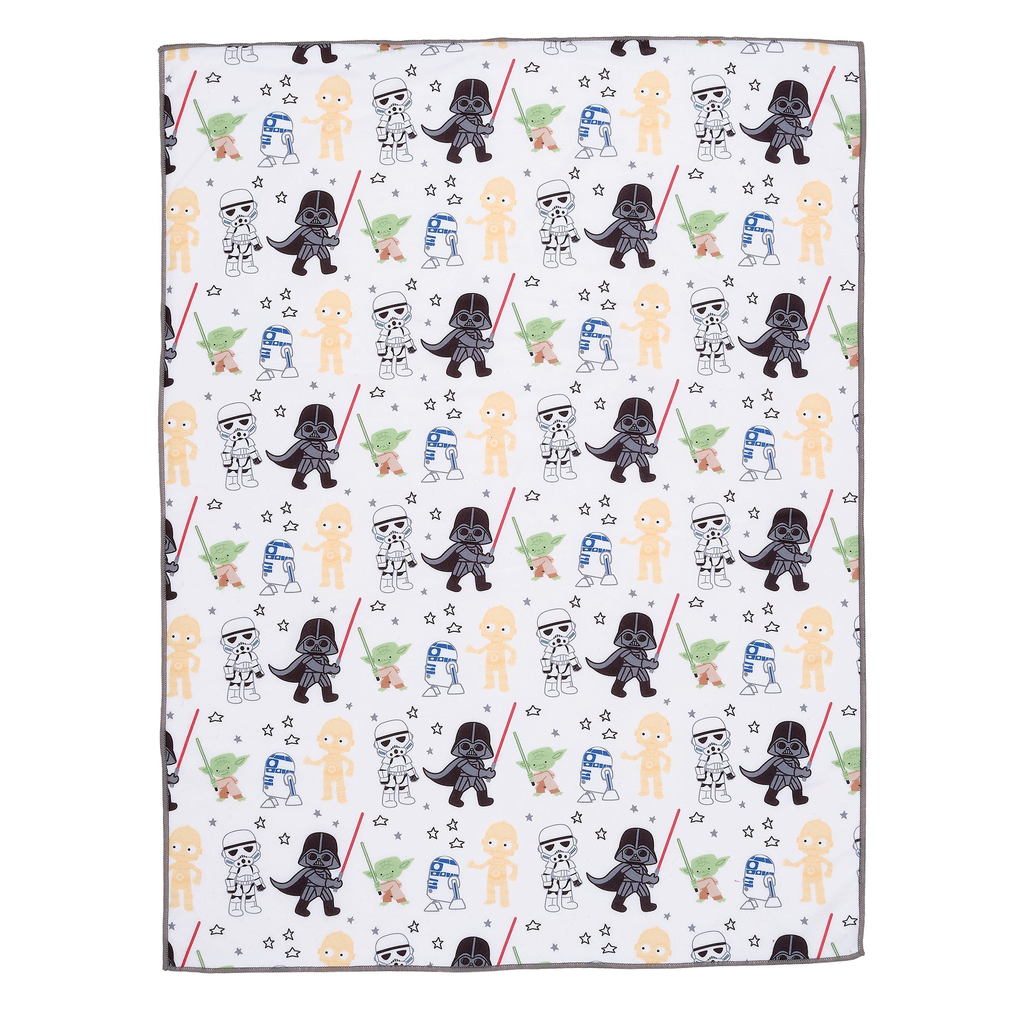Star Wars Classic Fleece Baby Blanket - Yoda/Darth Vader/R2-D2/C-3PO ...