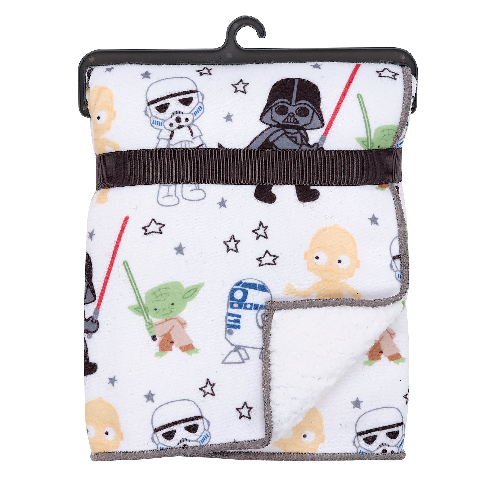 Star Wars Classic Fleece Baby Blanket - Yoda/Darth Vader/R2-D2/C-3PO ...