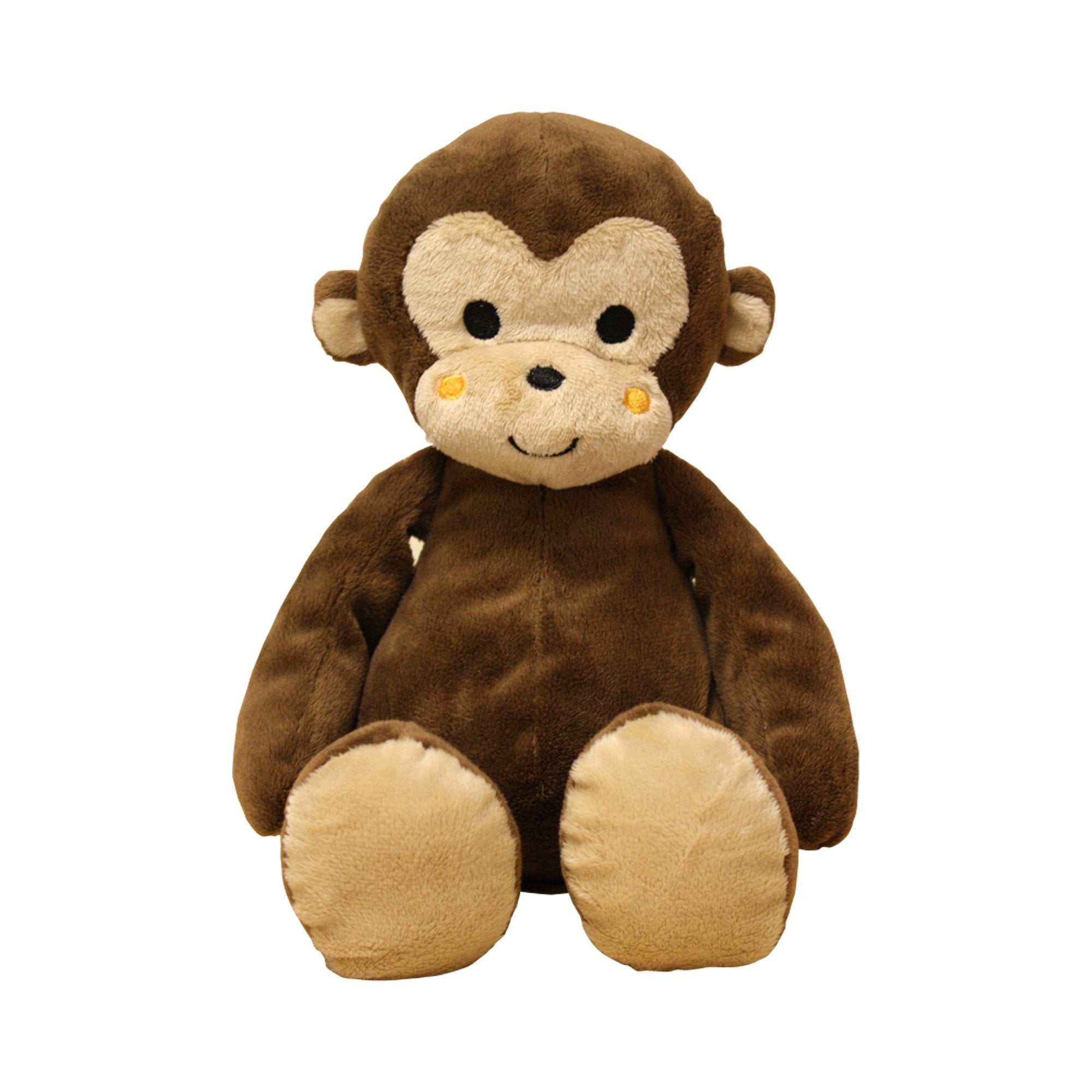 Brown Plush Monkey Stuffed Animal - Ollie – Lambs & Ivy