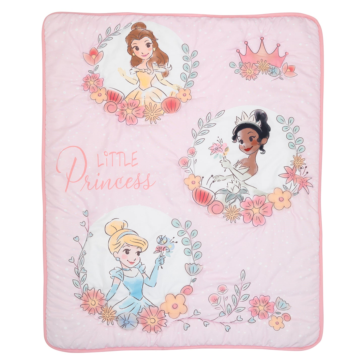 Disney Princesses 3-Piece Nursery Baby Crib Bedding Set - Pink – Lambs ...