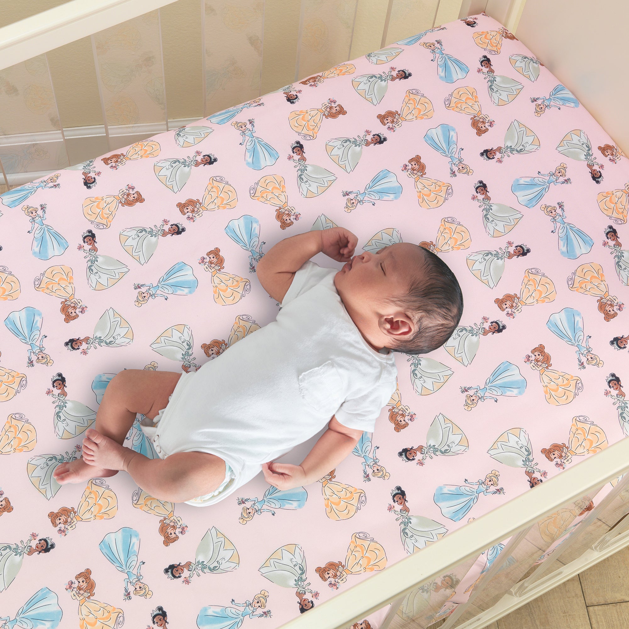 Disney Princesses 3-Piece Nursery Baby Crib Bedding Set - Pink – Lambs ...