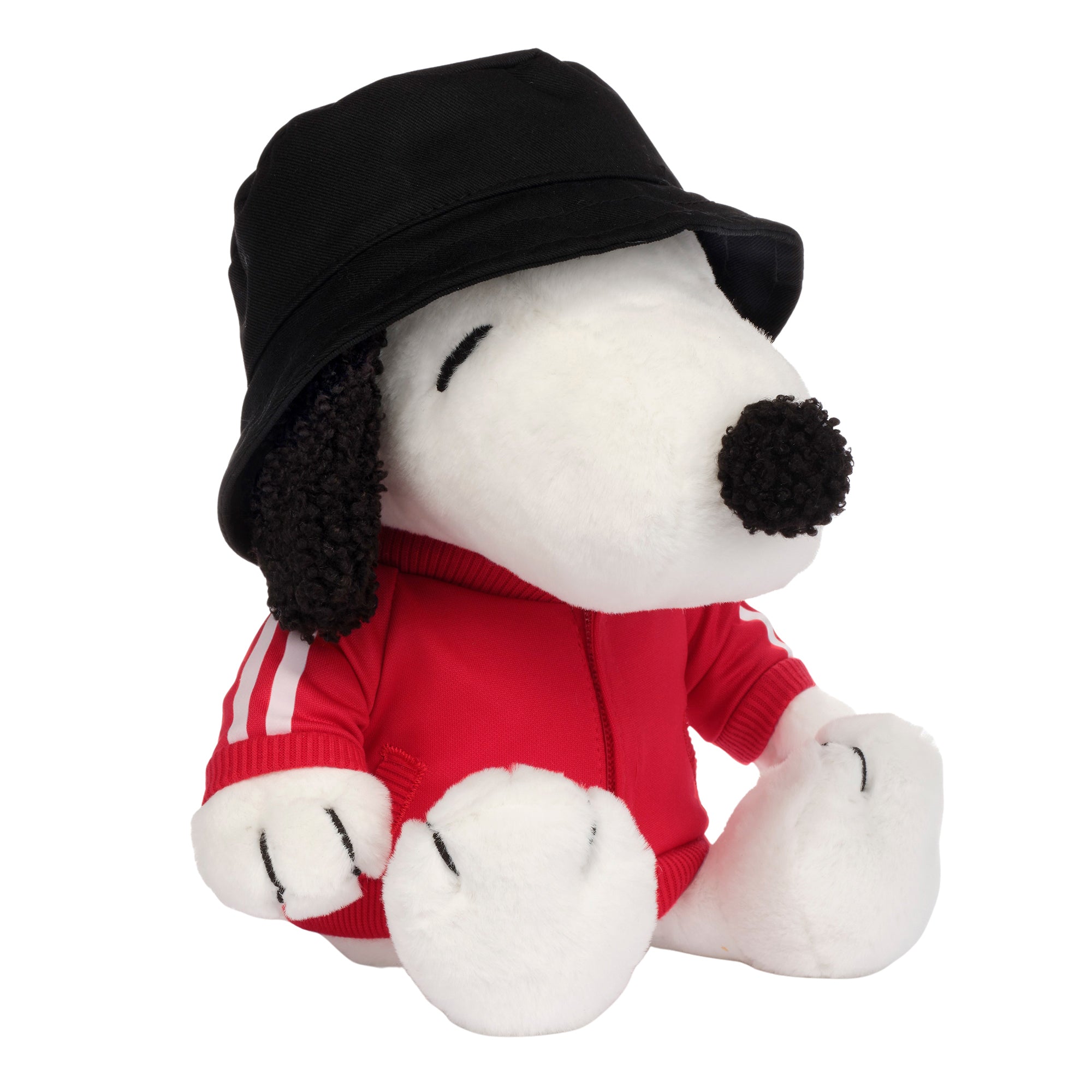 Hip Hop Snoopy Plush Dog Stuffed Animal Toy with Hat & Track Jacket ...