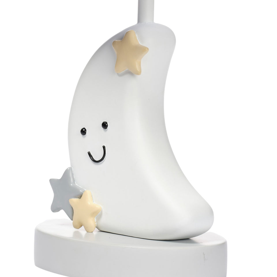 Little Star Celestial Moon Nursery Lamp with Shade and Bulb – Lambs & Ivy