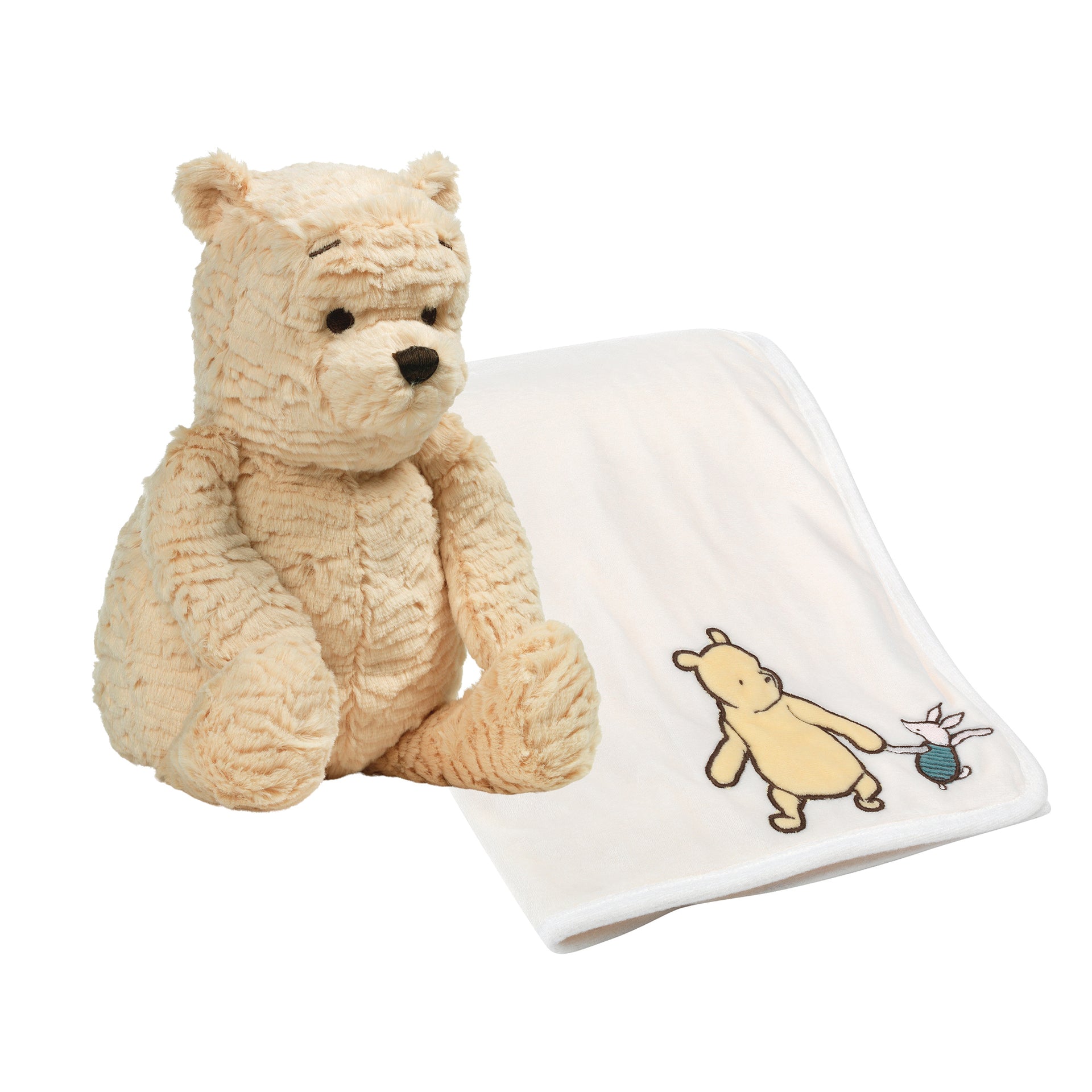 Disney Baby Classic Winnie the Pooh Blanket & Plush Baby Gift Set ...