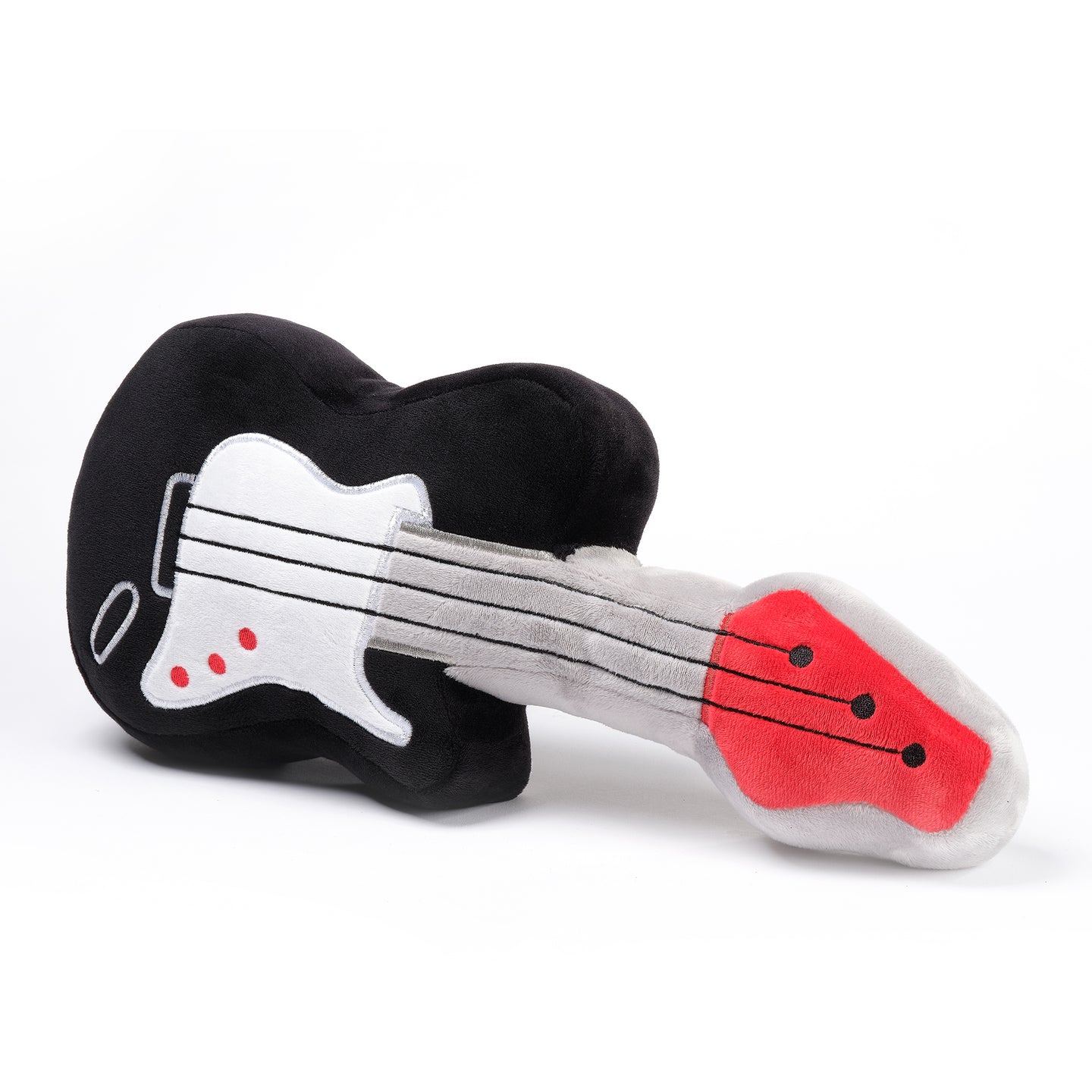 Rock Star Plush Guitar Instrument Stuffed Toy - Gray/Black – Lambs & Ivy