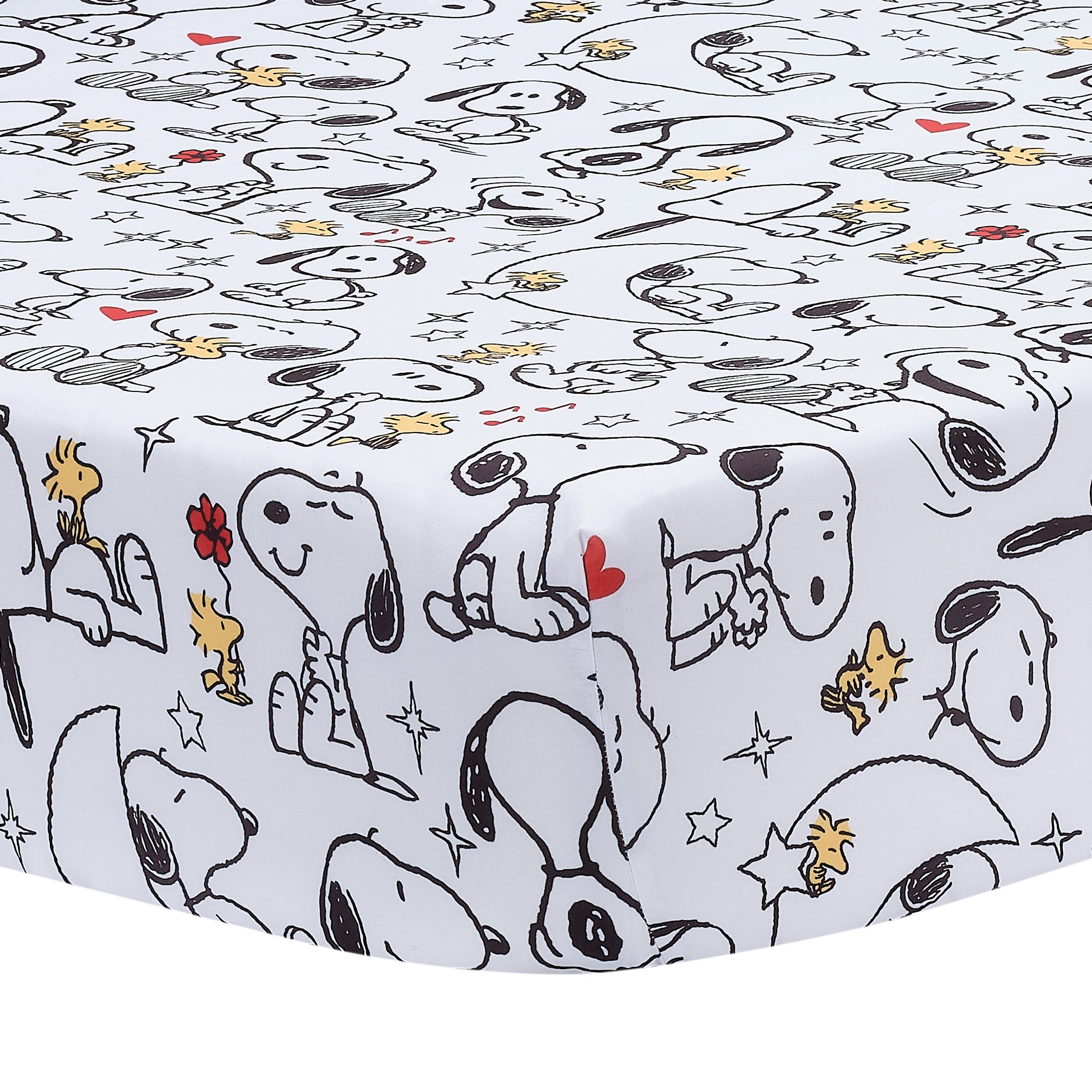 Snoopy Love Infant Baby/Toddler Fitted Crib Sheet – Lambs & Ivy